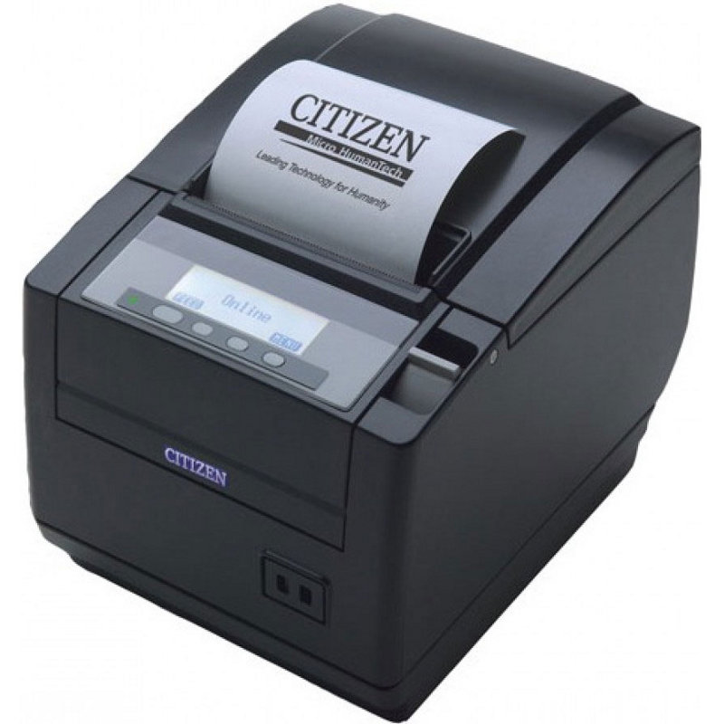 CITIZEN CTS801PUBL Powered USB Thermal Printer Black